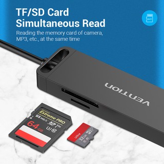 Jual Vention Usb HUB 2.0 3.0 Card Reader TF SD Micro Power Supply ...