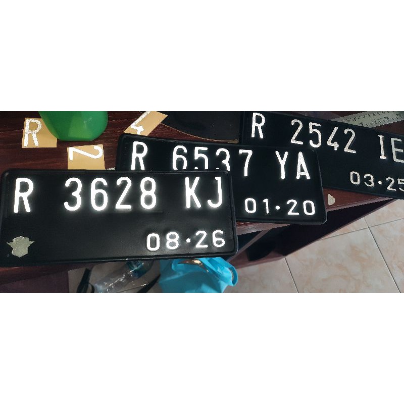 Jual Stiker plat nomor motor | Shopee Indonesia