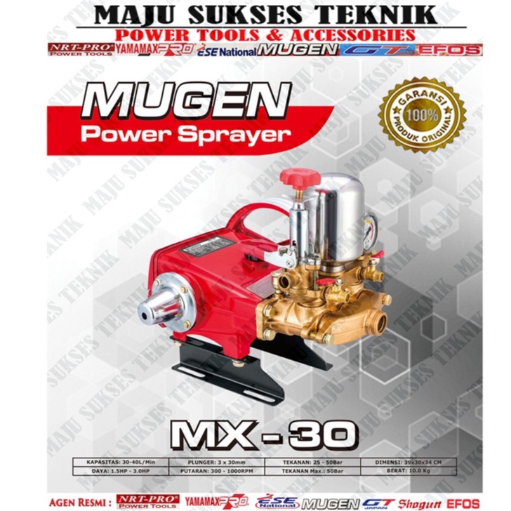 Jual MUGEN MX 30 Power Sprayer Pompa Steam Cuci Mobil - Motor - Semprot Hama | Shopee Indonesia
