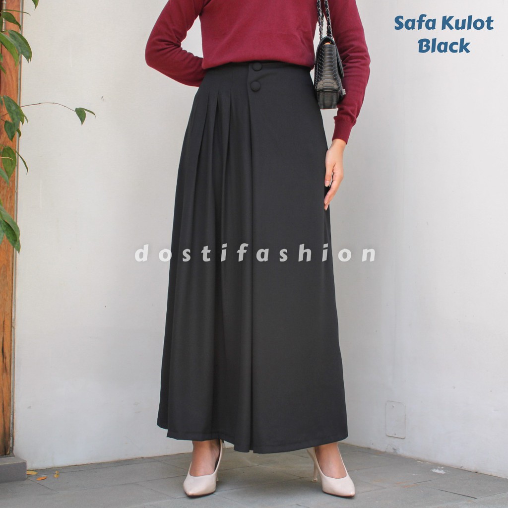 Jual KULOT ROK WANITA MODEL REMPEL DEPAN KEKINIAN BAHAN TORINO PREMIUM ...