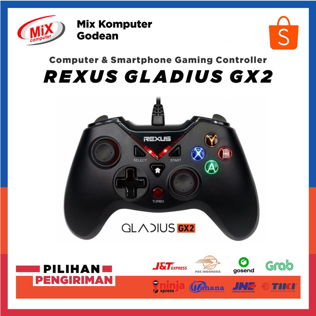 Jual Rexus GX2 Gladius Pro Gaming Gamepad Controller | Shopee Indonesia