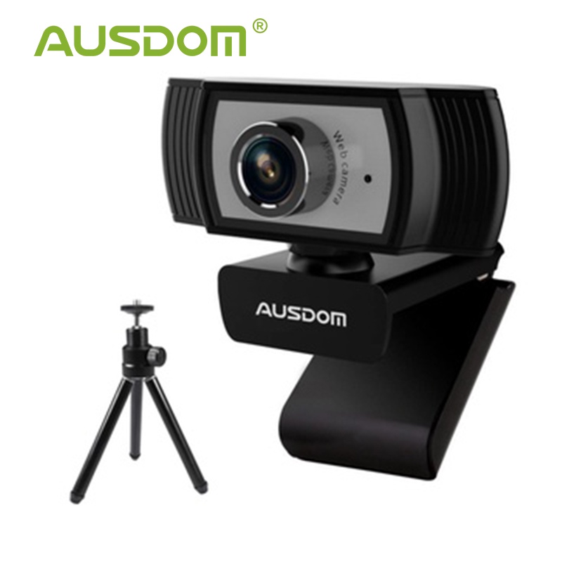 Jual AUSDOM WEBCAM 1080P + AUSDOM TRIPOD WEBCAM BUNDLE - AW33 + LT1 ...