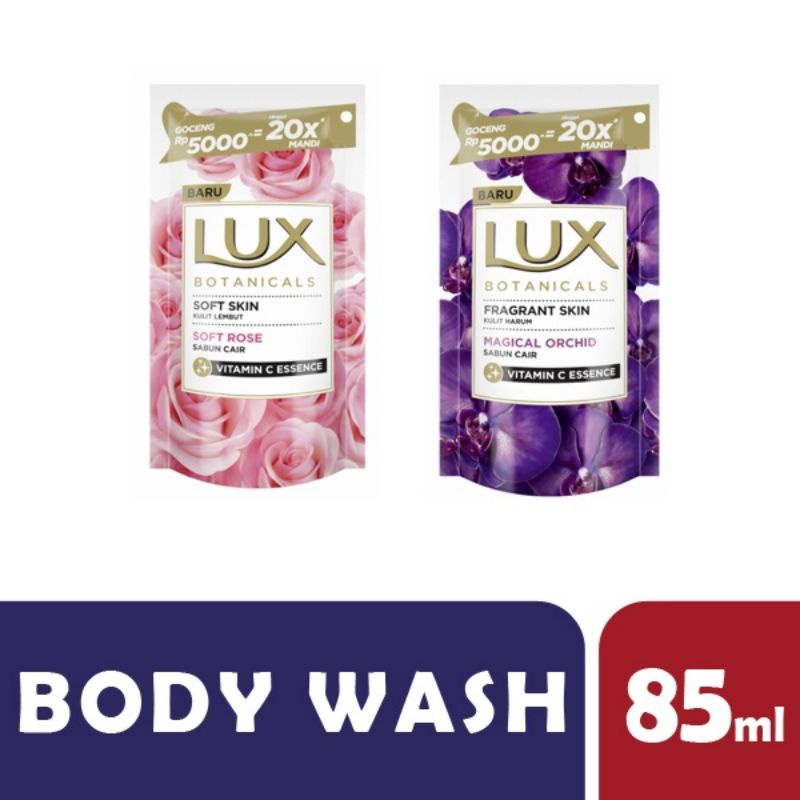 Jual Lux Sabun Mandi Cair Body Wash Soft Rose Magical Orchid 85ml | Shopee Indonesia