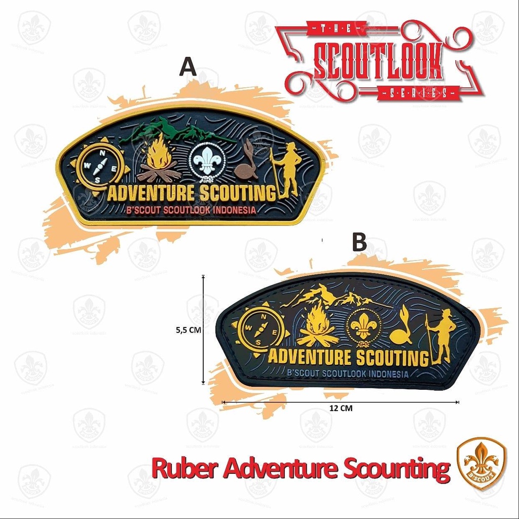 Jual Bscout Scoutlook- Rubber Badge Pramuka | Shopee Indonesia