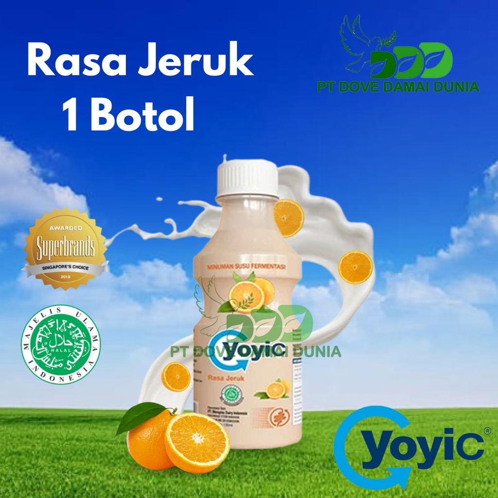 Jual 1 Botol YoyiC Minuman Susu Fermentasi / Susu Probiotik 130mL ...