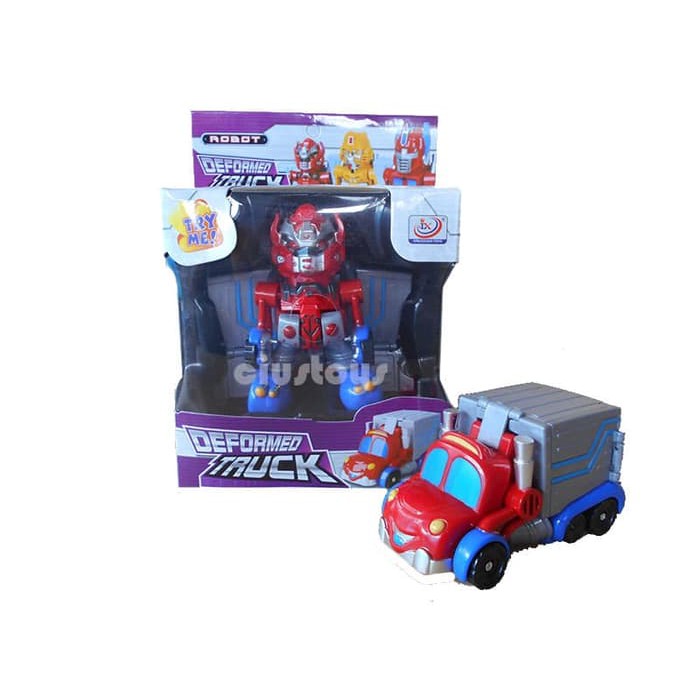 Jual Promo OPTIMUS PRIME TRANSFORMER DEFORMED TRUCK ROBOT BEURBAH JADI ...