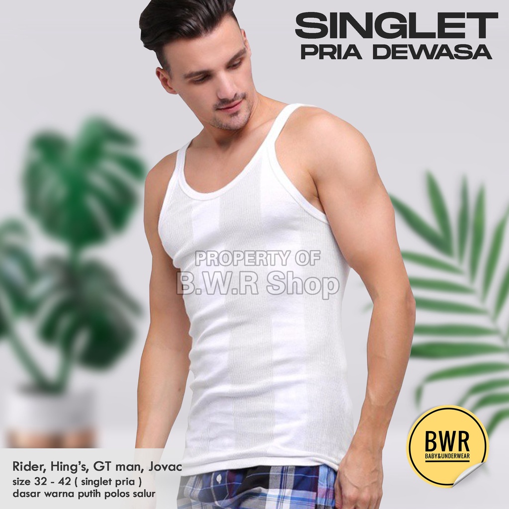 Jual Singlet Pria Dewasa 123B Hings | Rider | GT Man Kaos Dalam Pria ...