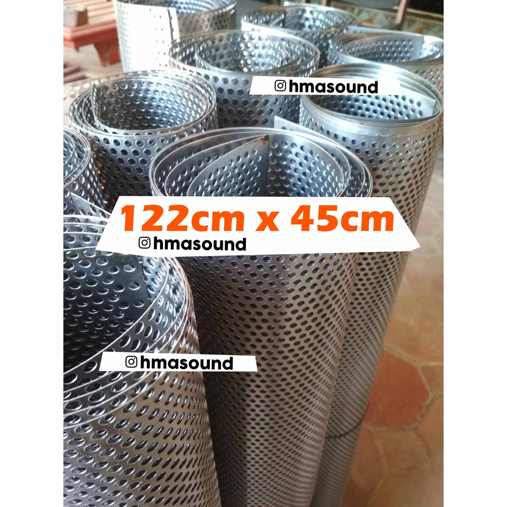 Jual 122 x 45 Ram Besi Grill Besi Speaker Sound System Eceran | Shopee ...