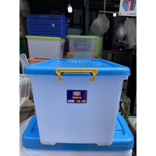 Jual SHINPO - CONTAINER BOX CB 130 LITER / KOTAK PENYIMPANAN / MEGA 130 ...
