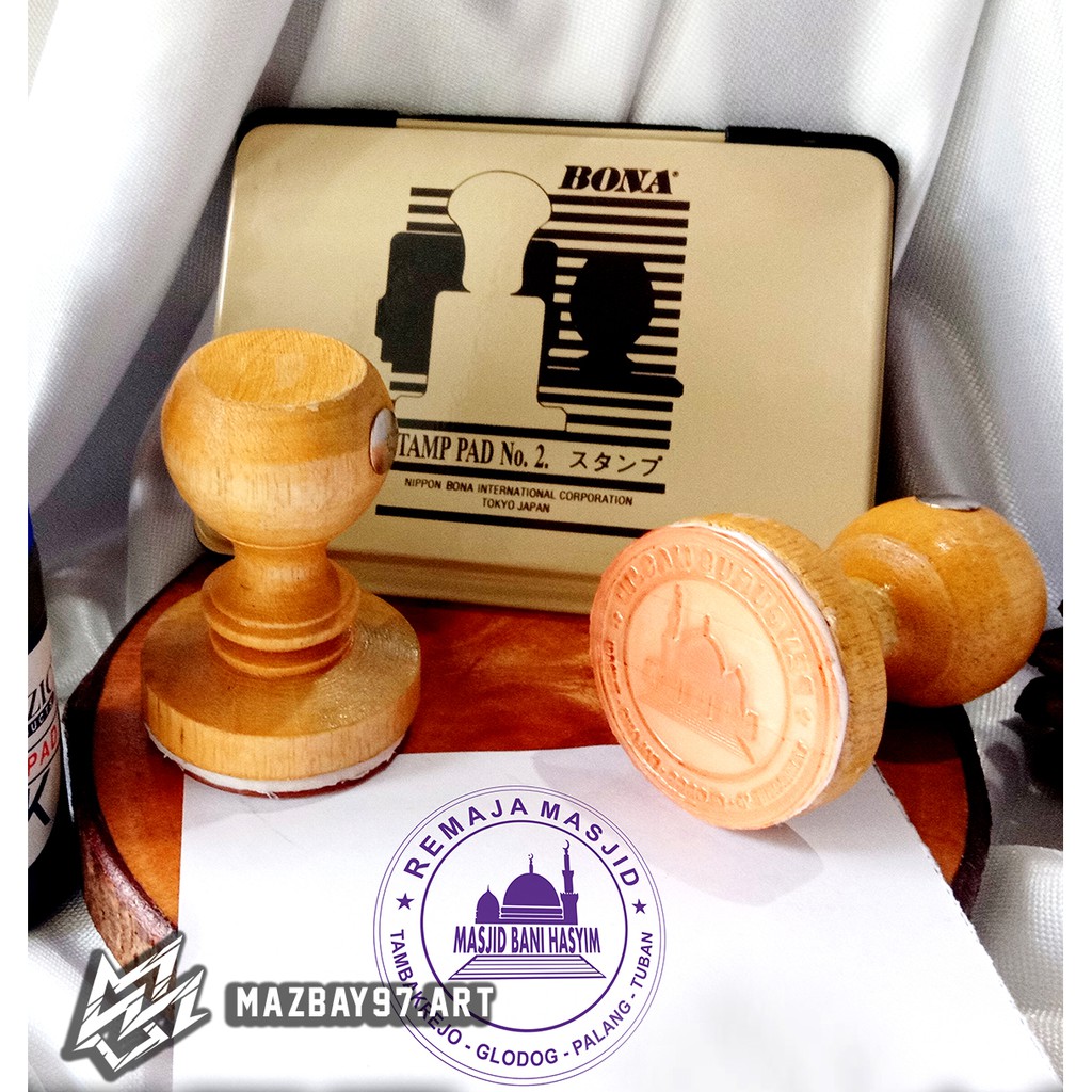 Jual STEMPEL KAYU CUSTOM / STEMPEL BIASA / STEMPEL RUNAFLEK + TINTA ...
