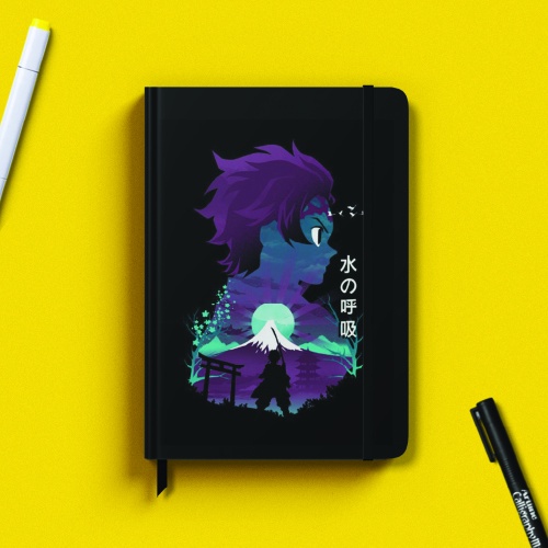 Jual Notebook Cover Anime Demon Slayer Keren Buku Tulis Diary Kimetsu ...