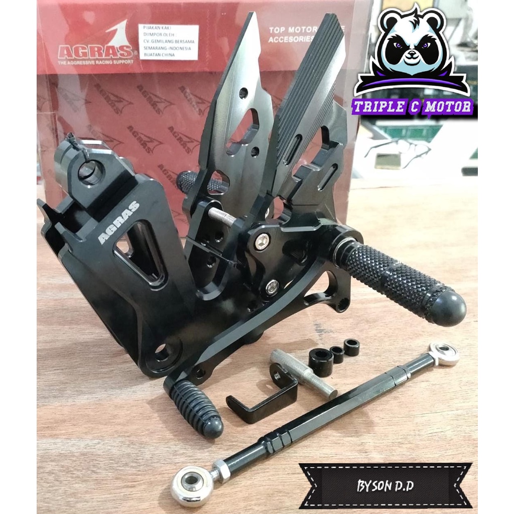 Jual UNDERBONE M SATO BYSON ALMINI FULL CNC AGRAS BLACK EDITION | Shopee Indonesia