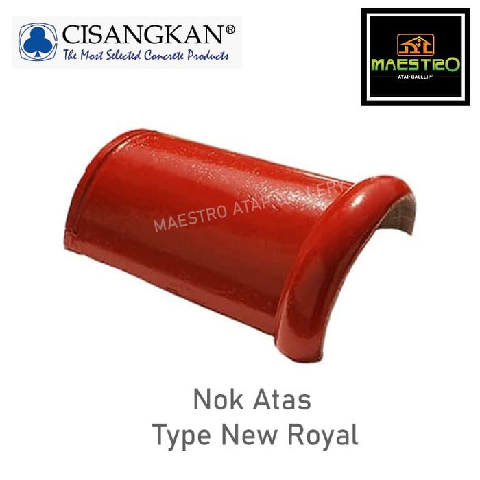 Jual Aksesoris Genteng Beton Cisangkan Nok Atas New Royal | Shopee ...