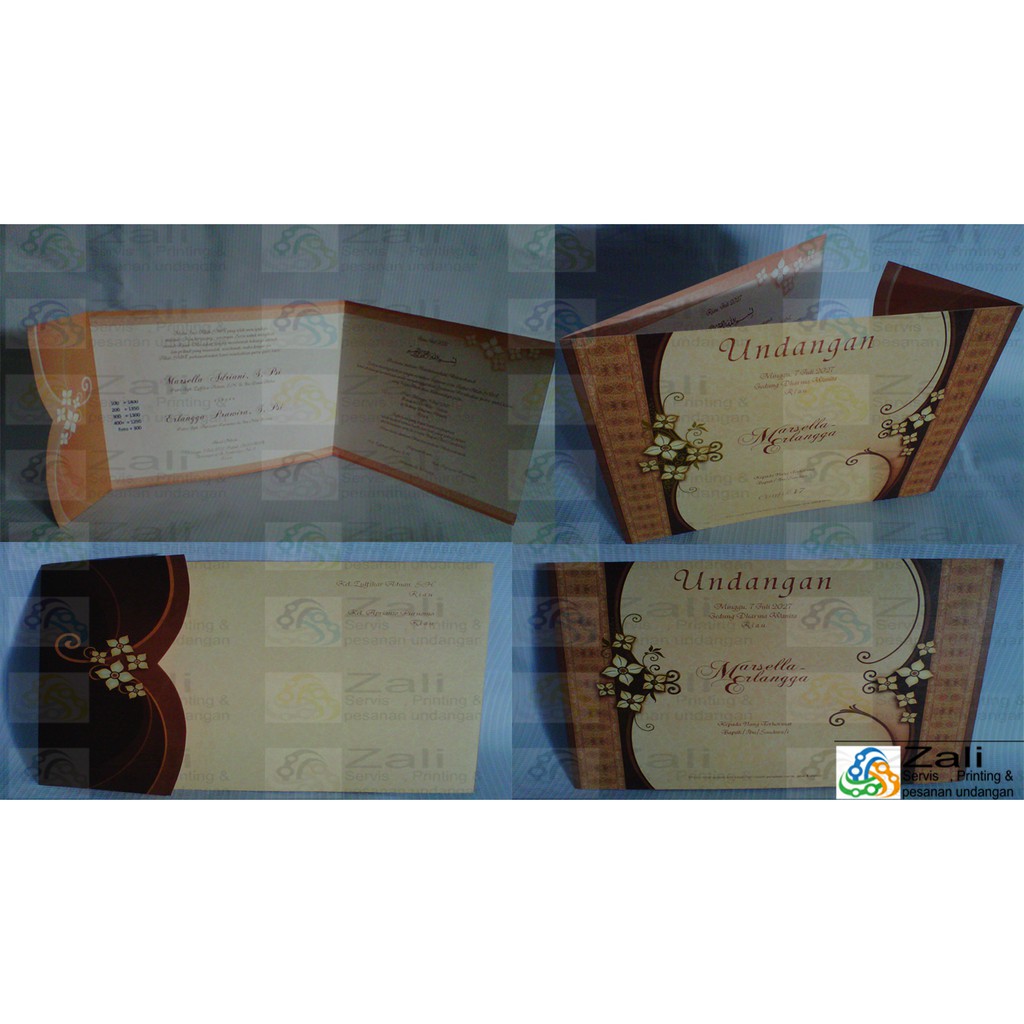 Jual Undangan Pernikahan / Undangan Nikah / Undangan Khitan / Undangan ...