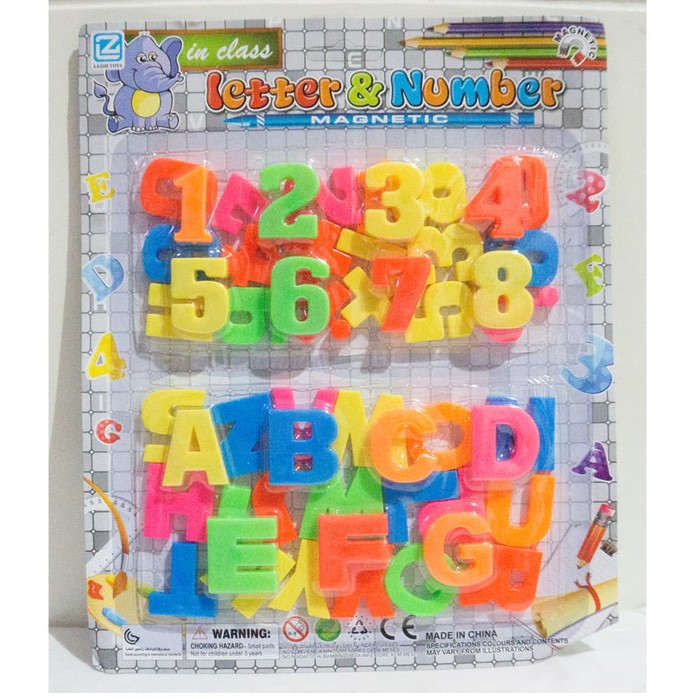 Jual Huruf Dan Angka Magnet Letter And Number | Shopee Indonesia