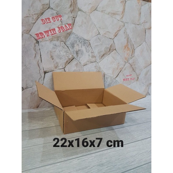 Jual Kardus / Box / uk. 22x16x7 cm / Karton packing polos baru ST ...