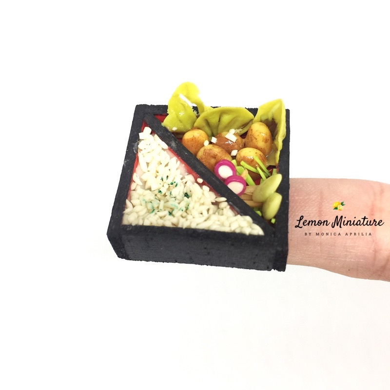 Jual [Pre Order] Miniature Clay Food Bento | Miniature Makanan | Shopee ...