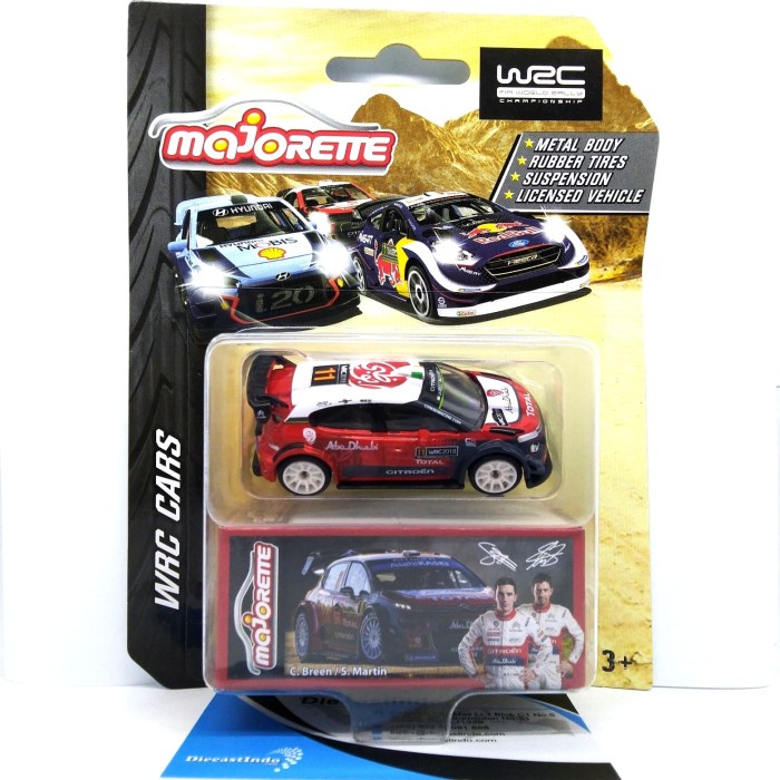 Jual MOBIL-DIECAST- MAJORETTE 1:64 WRC CARS CITROEN C3 WRC 2018 ...
