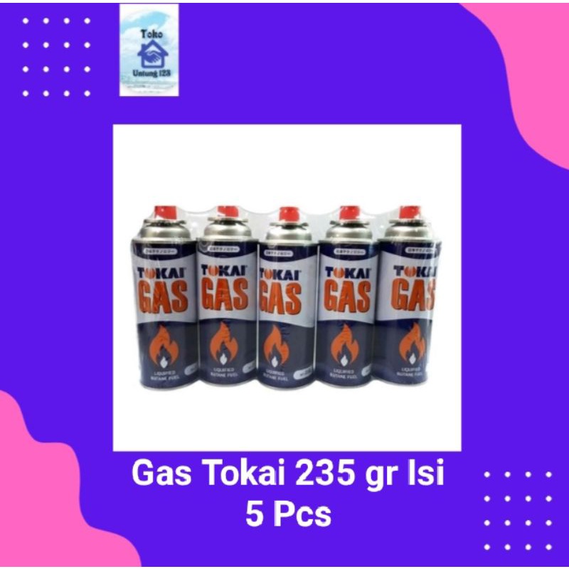 Jual Tokai Gas Portable 235gr isi 5pcs | Shopee Indonesia