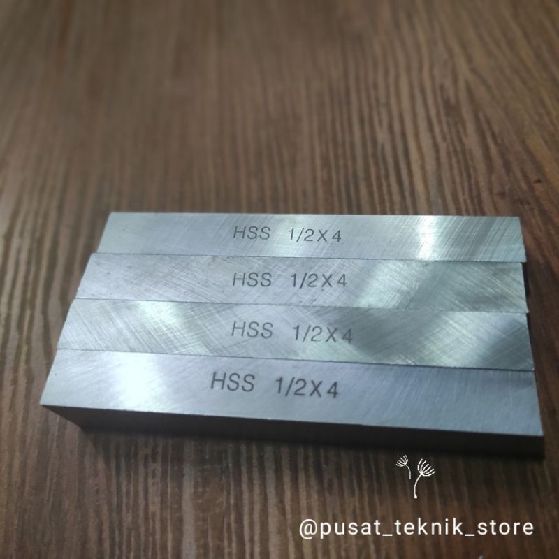 Jual pahat bubut ukuran 1/2 x 4 inch mata pisau bubut HSS square bit good | Shopee Indonesia
