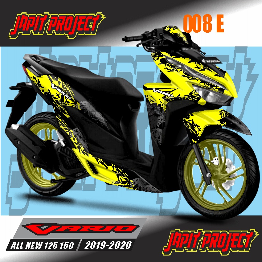 Jual DECAL STIKER VARIASI MOTOR ALL VARIO125/150-TH2020-2021-CUSTOM ...