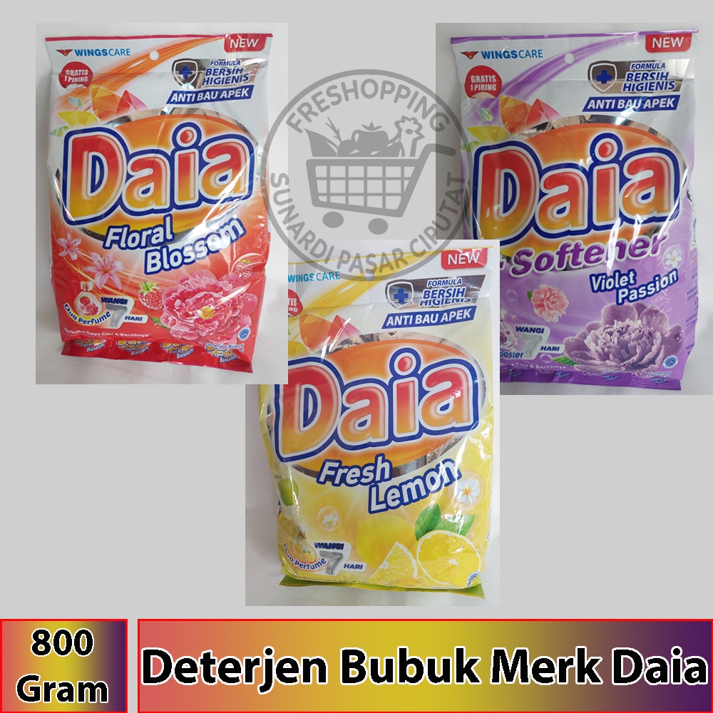 Jual Daia Powder Detergent All varian 800gr | Shopee Indonesia