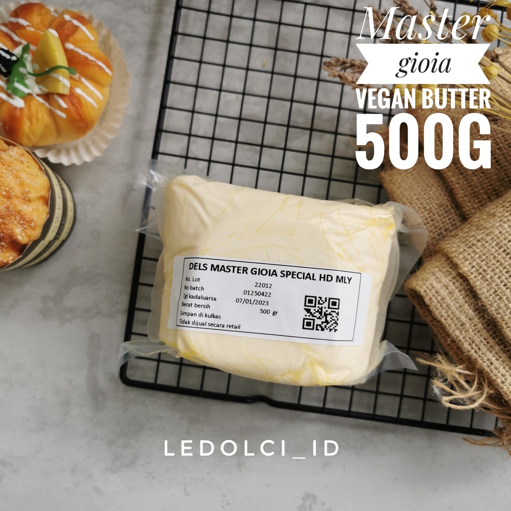Jual BUTTER FLAVORED VEGAN MARGARINE UNSALTED - MASTER GIOIA MENTEGA ...