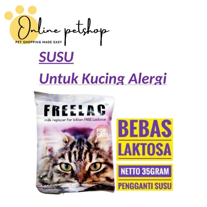 Jual SUSU BEBAS LAKTOSA FREELAC (kitten/ bayi kucing mencret) | Shopee ...