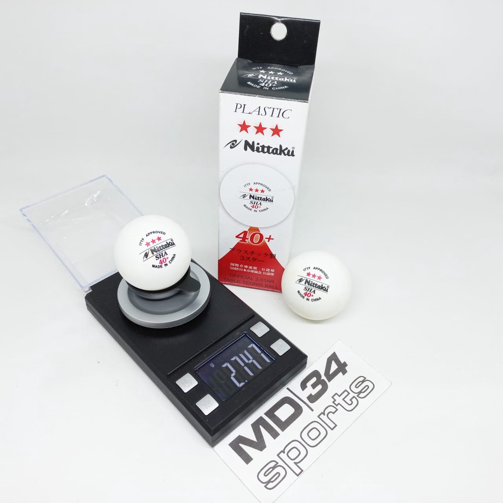 Jual BOLA Nittaku 3 star SHA 40+ Balls Original | Shopee Indonesia
