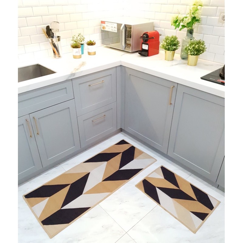 Jual Keset Dapur Minimalis 2in1 (50x120cm & 40x60cm) Anti Slip ...