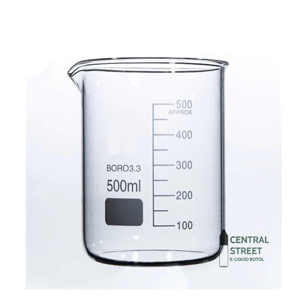 Jual 500ml Beaker Glass / Gelas Ukur Kimia Kaca 600 ml | Shopee Indonesia