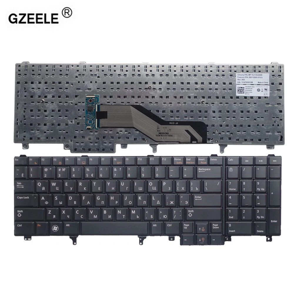 Jual PRODUK IMPORT GZEELE Laptop Keyboard for Dell E6520 E5520 M4600 ...