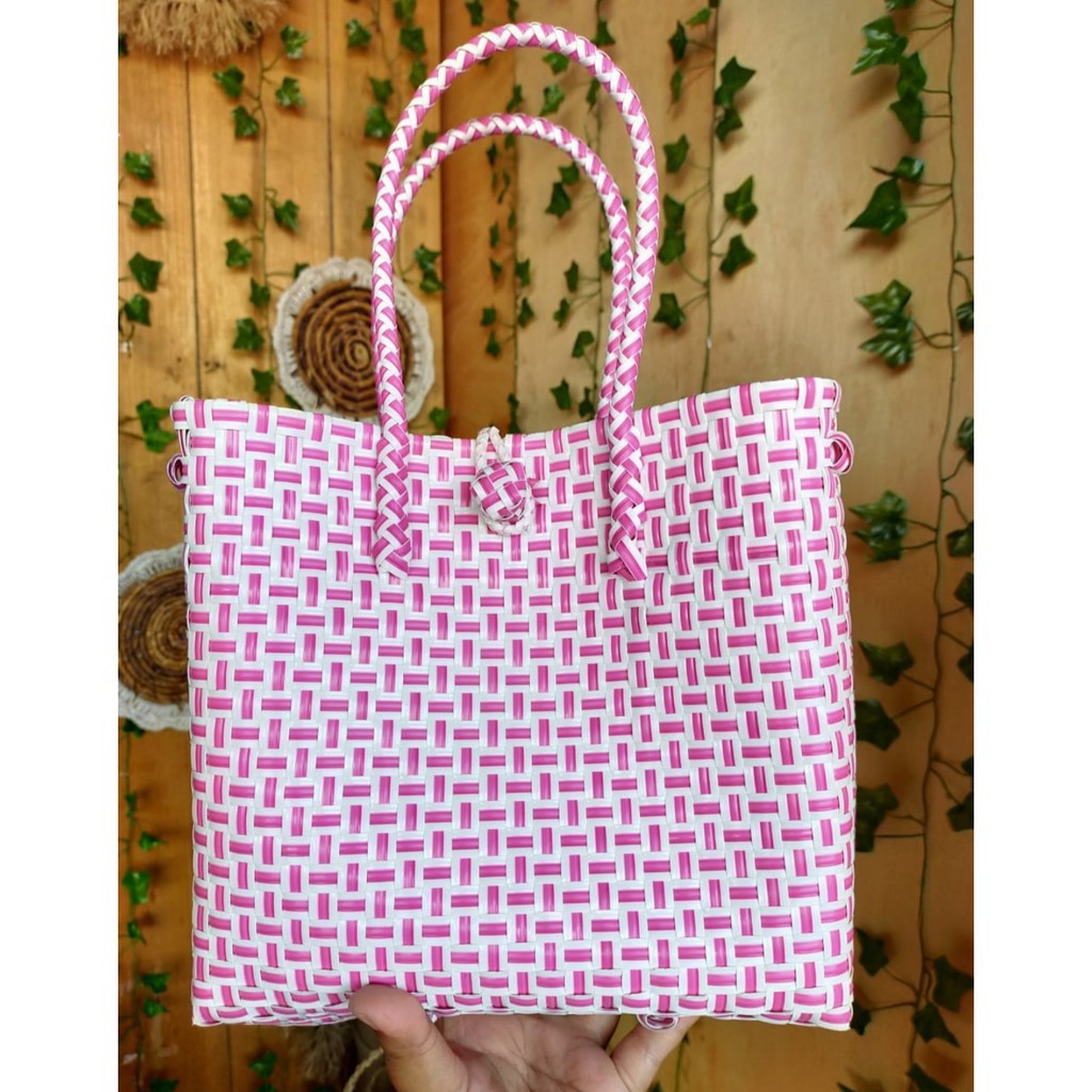 Jual Tas Wanita Tas Murah Tas Anyaman Plastik tas anyam plastik tas ...