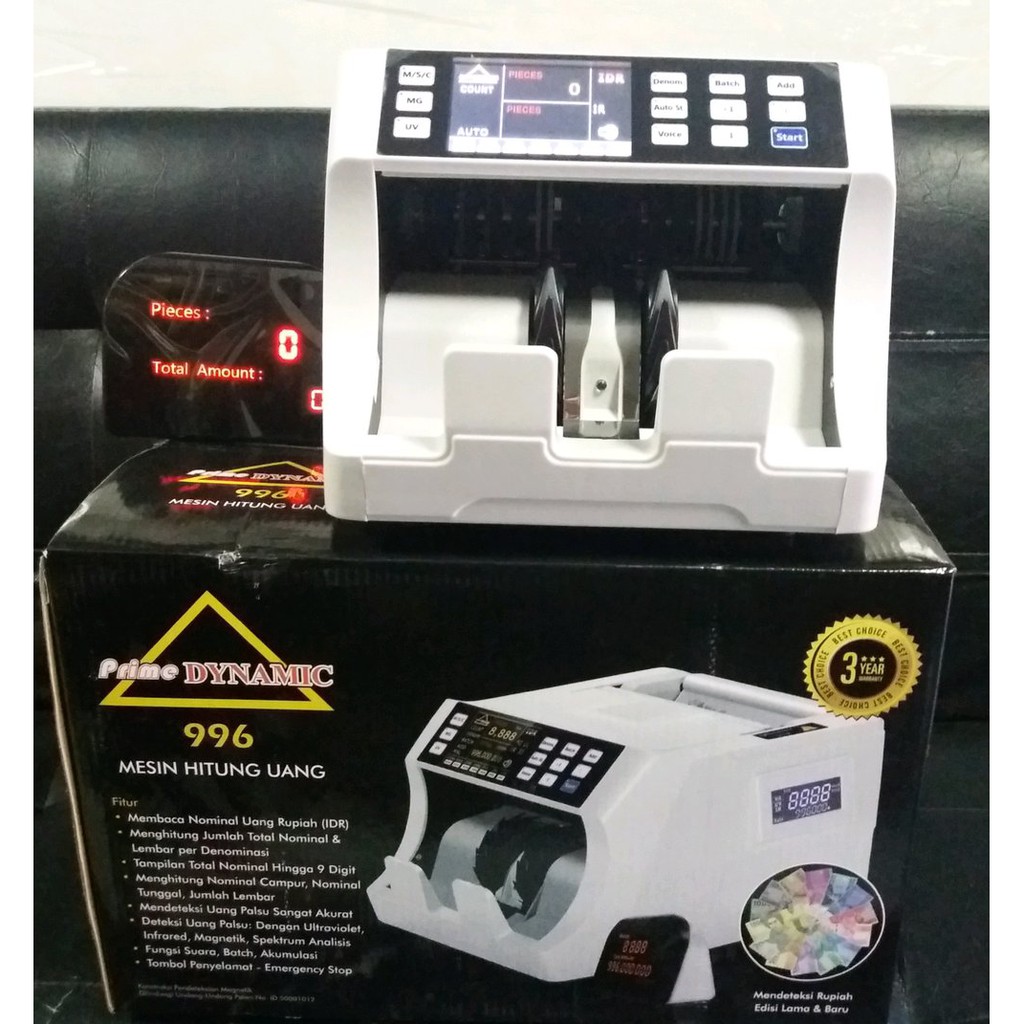 Jual Mesin Hitung Uang PRIME DYNAMIC 996 Baru Campur Hitung Uang Emisi ...