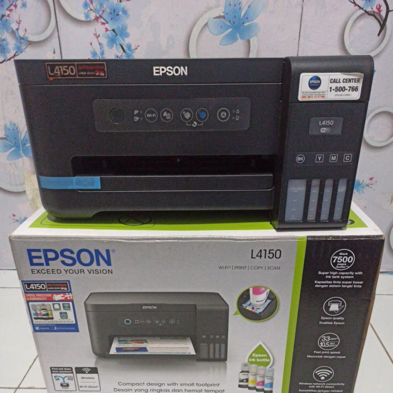 Jual printer epson L4150 print scan copy wifi direct | Shopee Indonesia