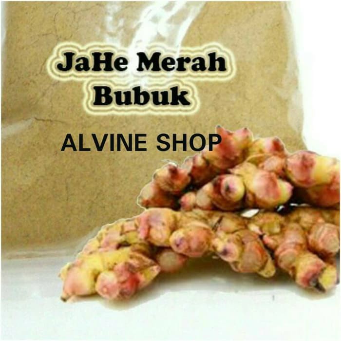 Jual Jamu Herbal Tradisional Jahe merah Bubuk Alami Super 500 gram ...