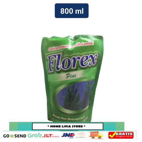 Jual Florex Floor Cleaner Pembersih Lantai Pine 800 mL | Shopee Indonesia