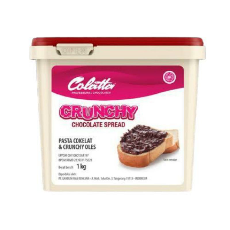 Jual Colatta Crunchy Chocolate Spread 1Kg | Shopee Indonesia