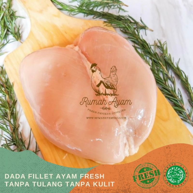 Jual DADA FILLET AYAM SEGAR - FRESH CHICKEN BREAST BONELESS | Shopee ...