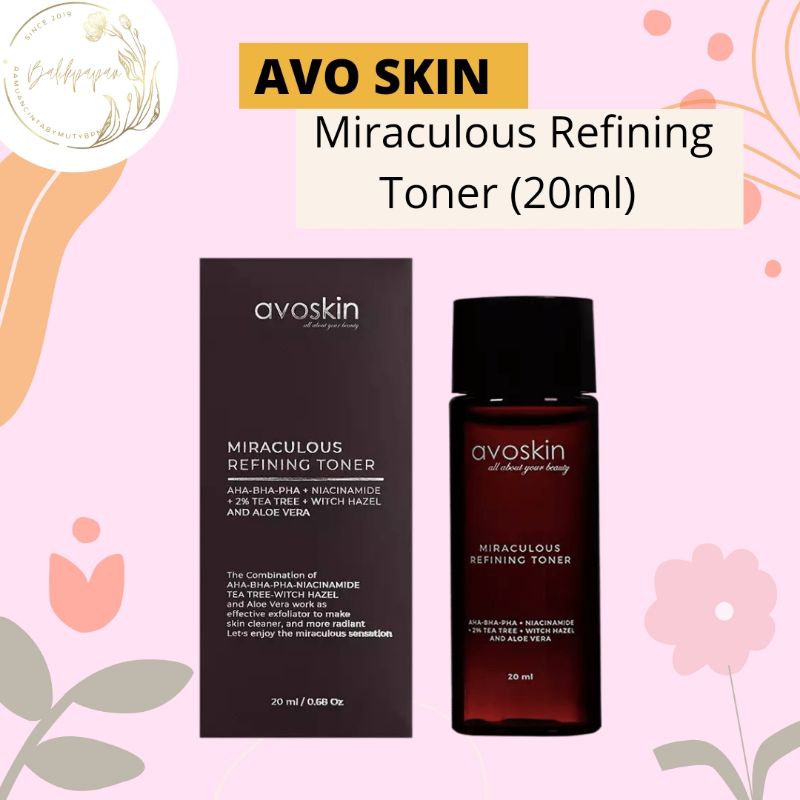 Jual AVOSKIN - Miraculous Refining Toner (20ML) | Shopee Indonesia