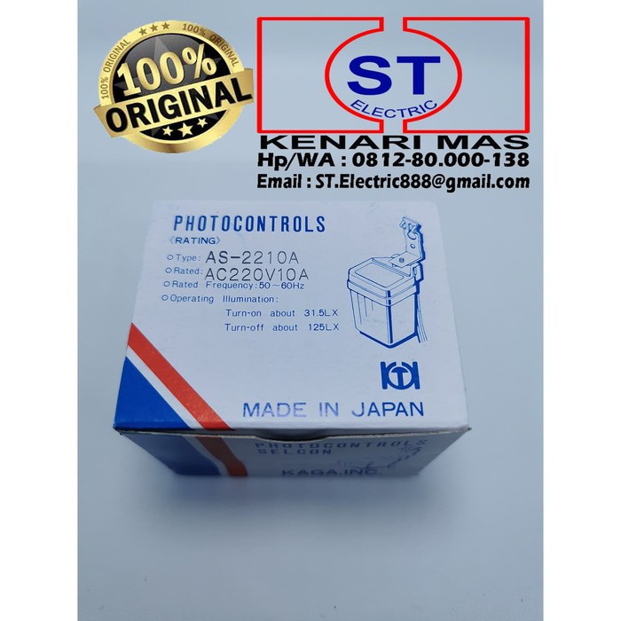 Jual Unik Photocell SELCON AS-2210A / AS2210A / Sensor Cahaya / Photo Control Diskon | Shopee ...