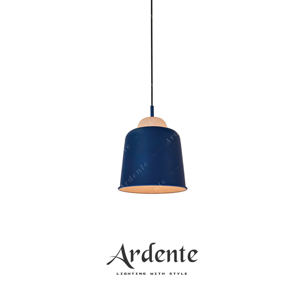 Jual Ardente 1-1028 Lampu Gantung/Pendant Lamp Biru Tua Tinggi 32 cm ...