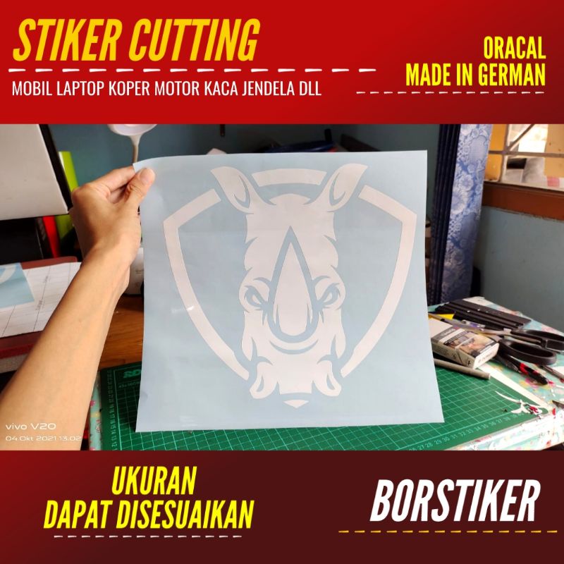 Jual STIKER MOBIL BADAK CUTTING BAHAN ORACAL MADE IN GERMAN | Shopee ...