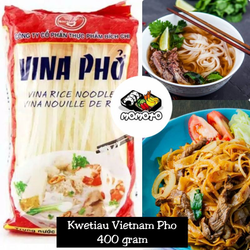 Jual Vina Pho Rice Noodle / Kwetiau Vietnam / Mie Beras 400 gram ...
