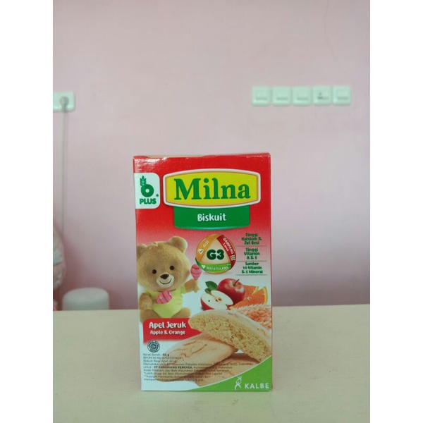 Jual MILNA BISKUIT APEL JERUK 65G | Shopee Indonesia