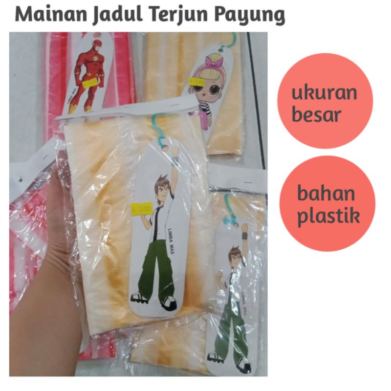 Jual MAINAN JADUL TERJUN PAYUNG BAHAN PLASTIK | Shopee Indonesia