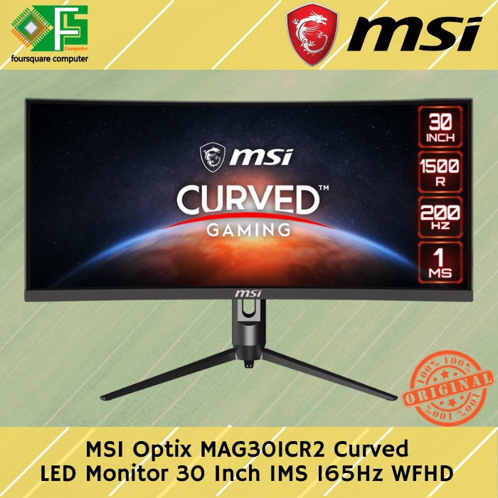 Jual MSI Optix MAG301CR2 LED Gaming 30 Inch Curved VA Panel 200Hz 1MS ...
