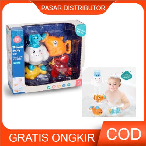 Jual Mainan Anak SHOWER BUDDY ISI 4 PCS Mainan Mandi Anak Aktivitas ...
