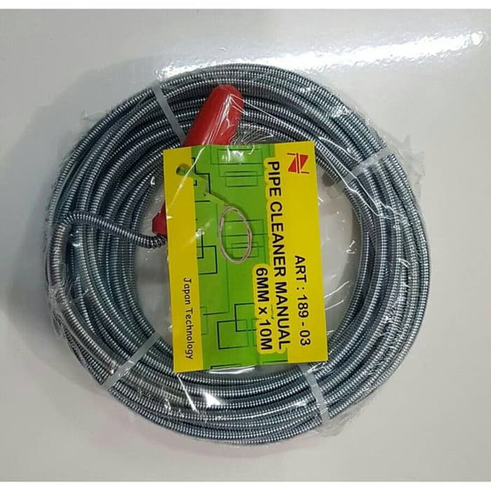 Jual Pipa Cleaner / Alat pembersih saluran pipa mampet 6 mm x 10 m ...