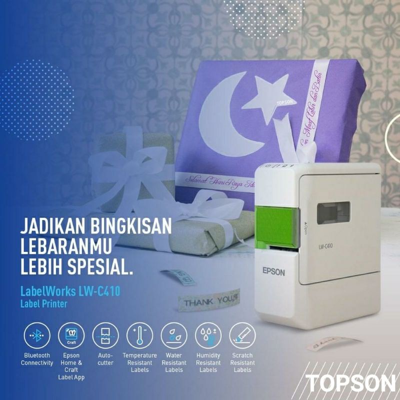 Jual Printer label sticker epson LW-C410 labelworks | Shopee Indonesia